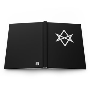 Unicursal Hexagram Hardcover Matte Journal - Thelema, Ritual Book ...