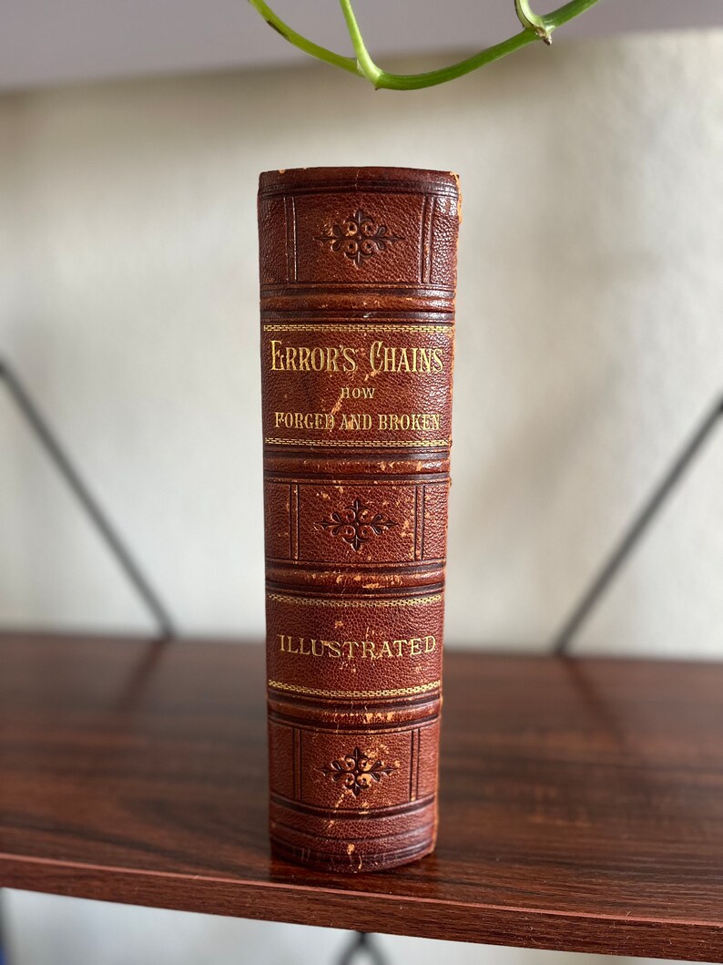 Errors Chains. How Forged and Broken 1884 Leather Bound - Etsy