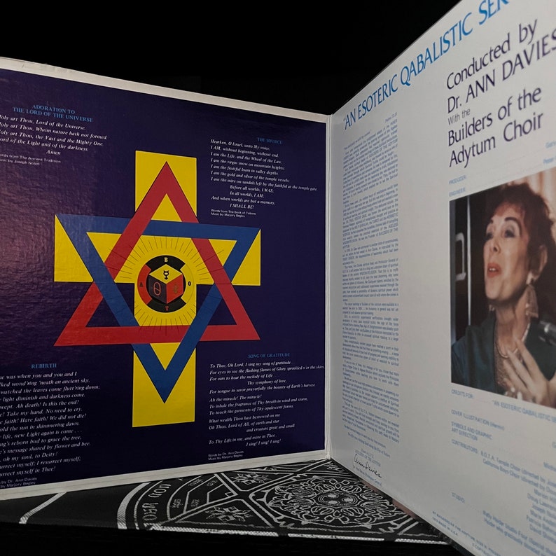 SCARCE QABALISTIC BOTA Vinyl an Esoteric Qabalistic Service - Rare ...