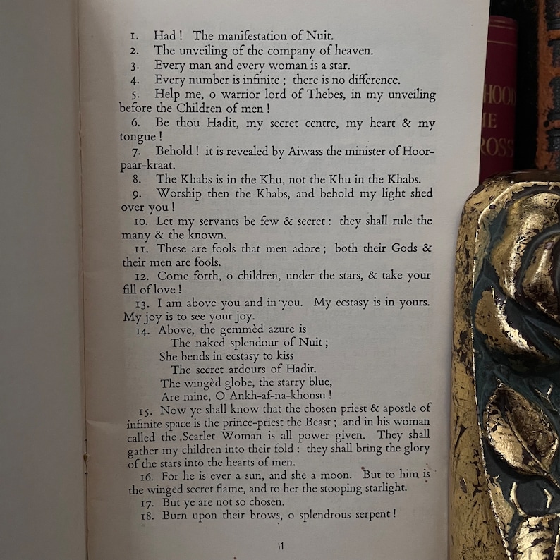 Liber Al Vel Legis by Master Therion Aka Aleister Crowley - Thelema ...