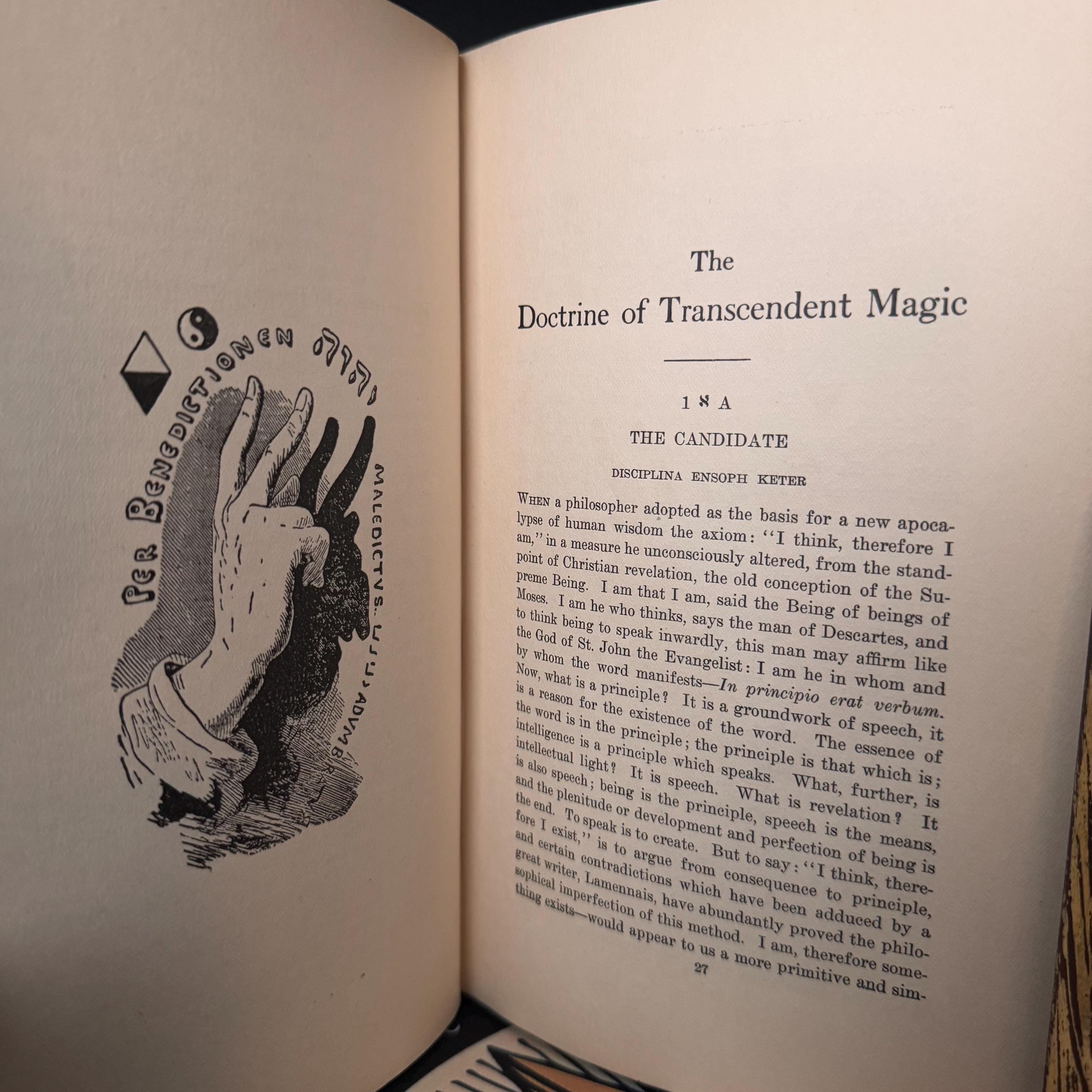 Transcendental Magic, Its Doctrine and Ritual, Eliphas Levi 1910 1st Ed ...