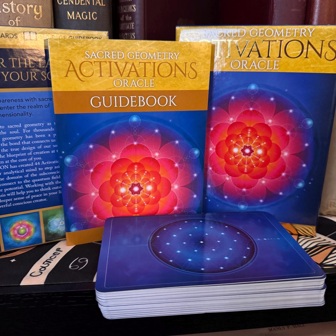 Sacred Geometry Activations Oracle - 44 Cards for Beginners New Age ...