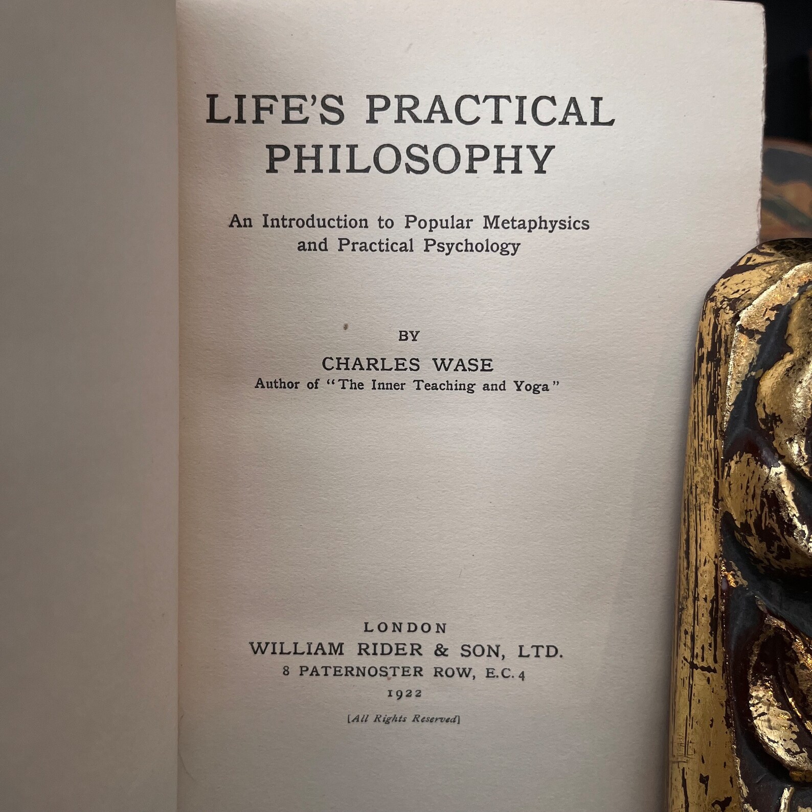 Charles Wase Occult Book Set, the Inner Teachings of Yoga & Life's ...
