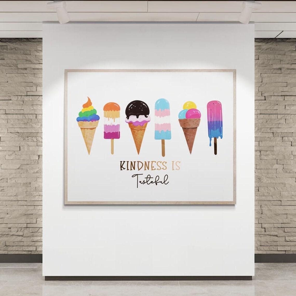 Diversity Art Print, Kindness Poster Print, LGBTQ & Inclusion ...