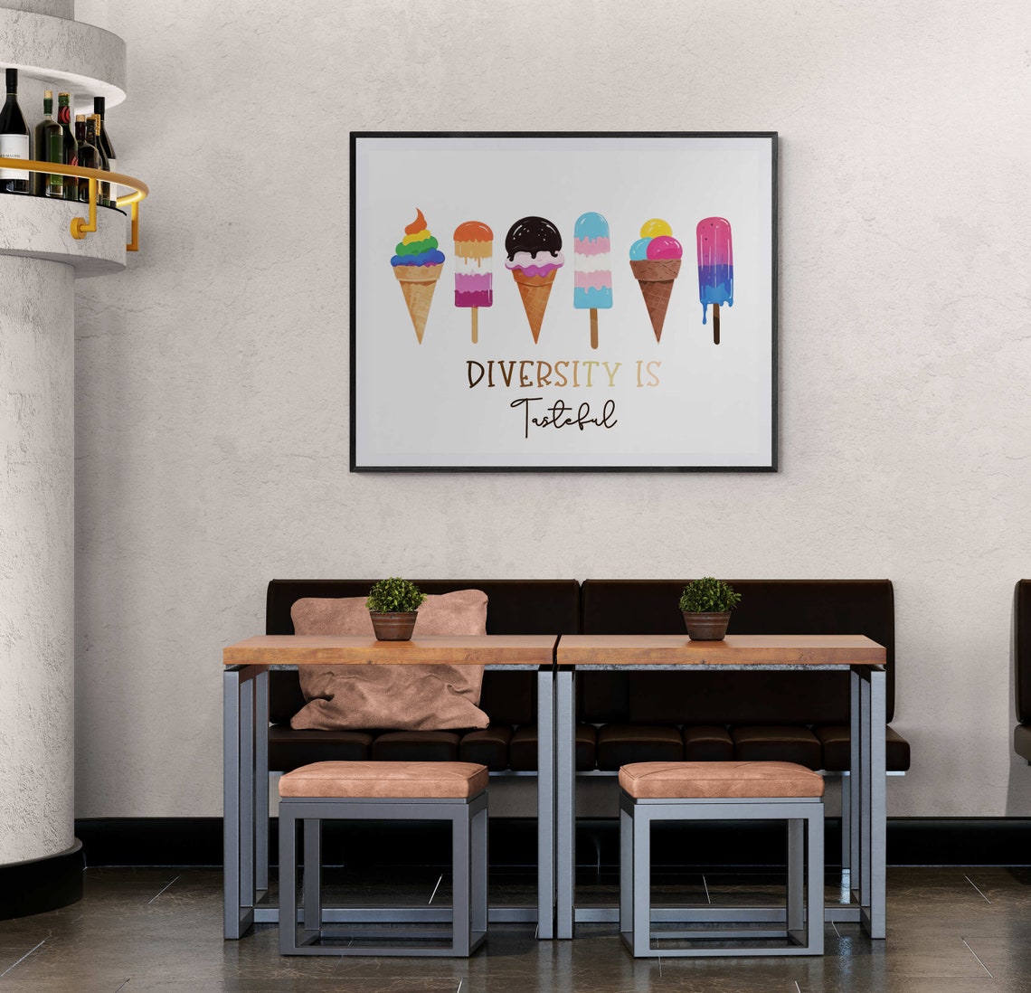 Diversity Art Print, Kindness Poster Print, LGBTQ & Inclusion ...