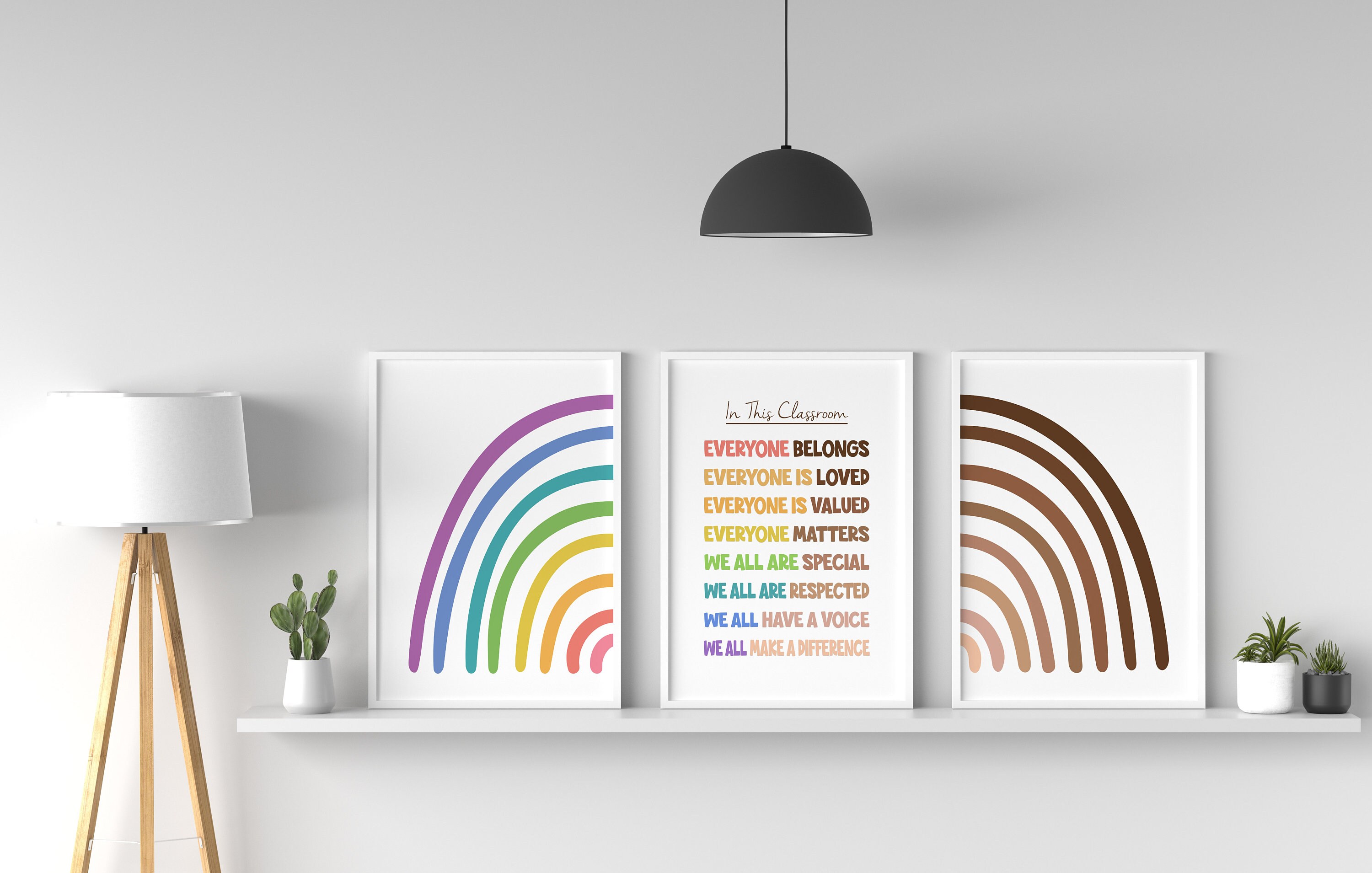 Inclusive Classroom Prints School Diversity Posters - Etsy