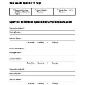 Taxpayer Information In-take Forms: Tax Office Client Questionnaire ...