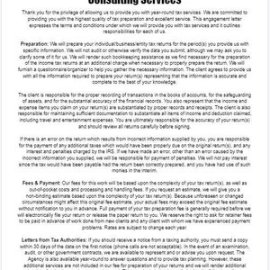 Taxpayer Questionnaire: Client In-take Onboarding Forms (editable ...