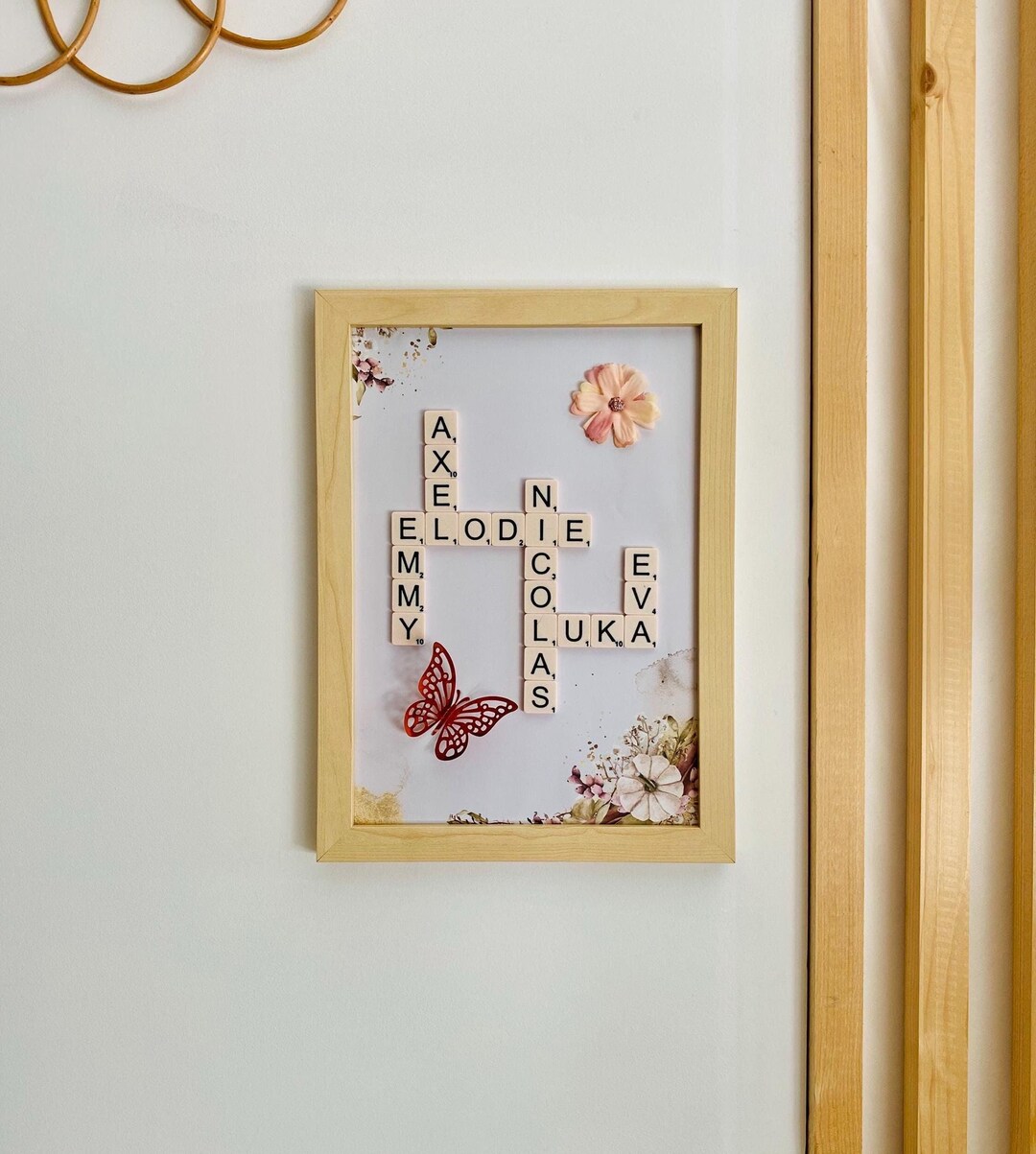 Tableau Scrabble personnalisé - Etsy France