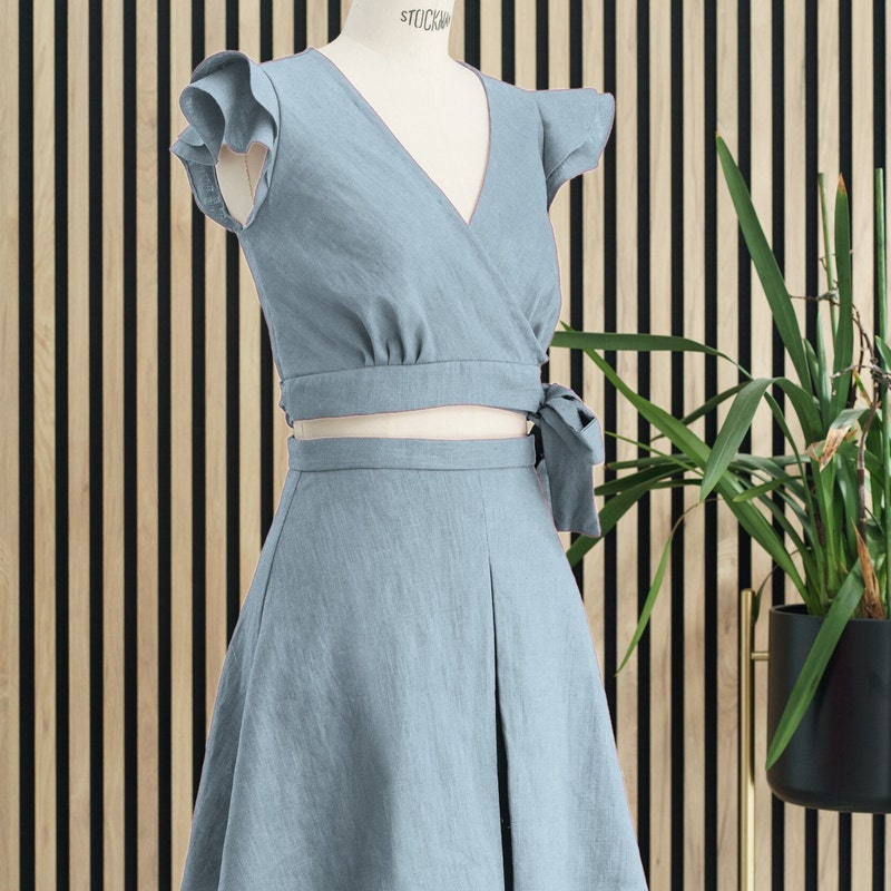 Womens Linen Two Piece Sets - Etsy
