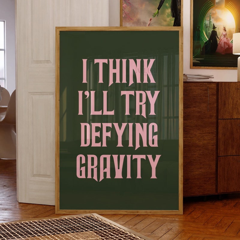 Wicked Song Gravity - Etsy