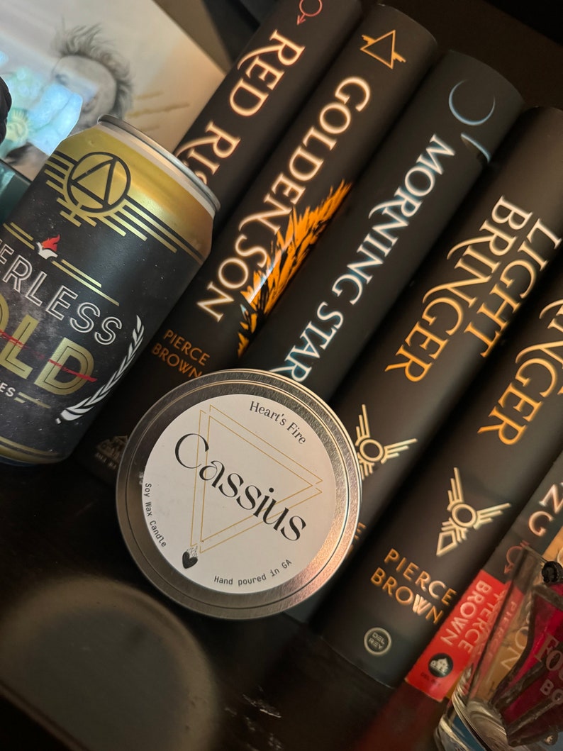 Cassius Red Rising Inspired Candle - Etsy