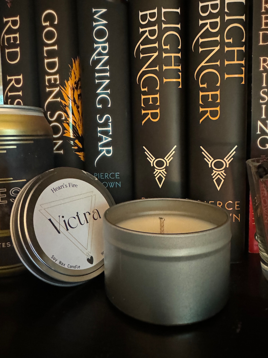 Victra Red Rising Inspired Candle - Etsy