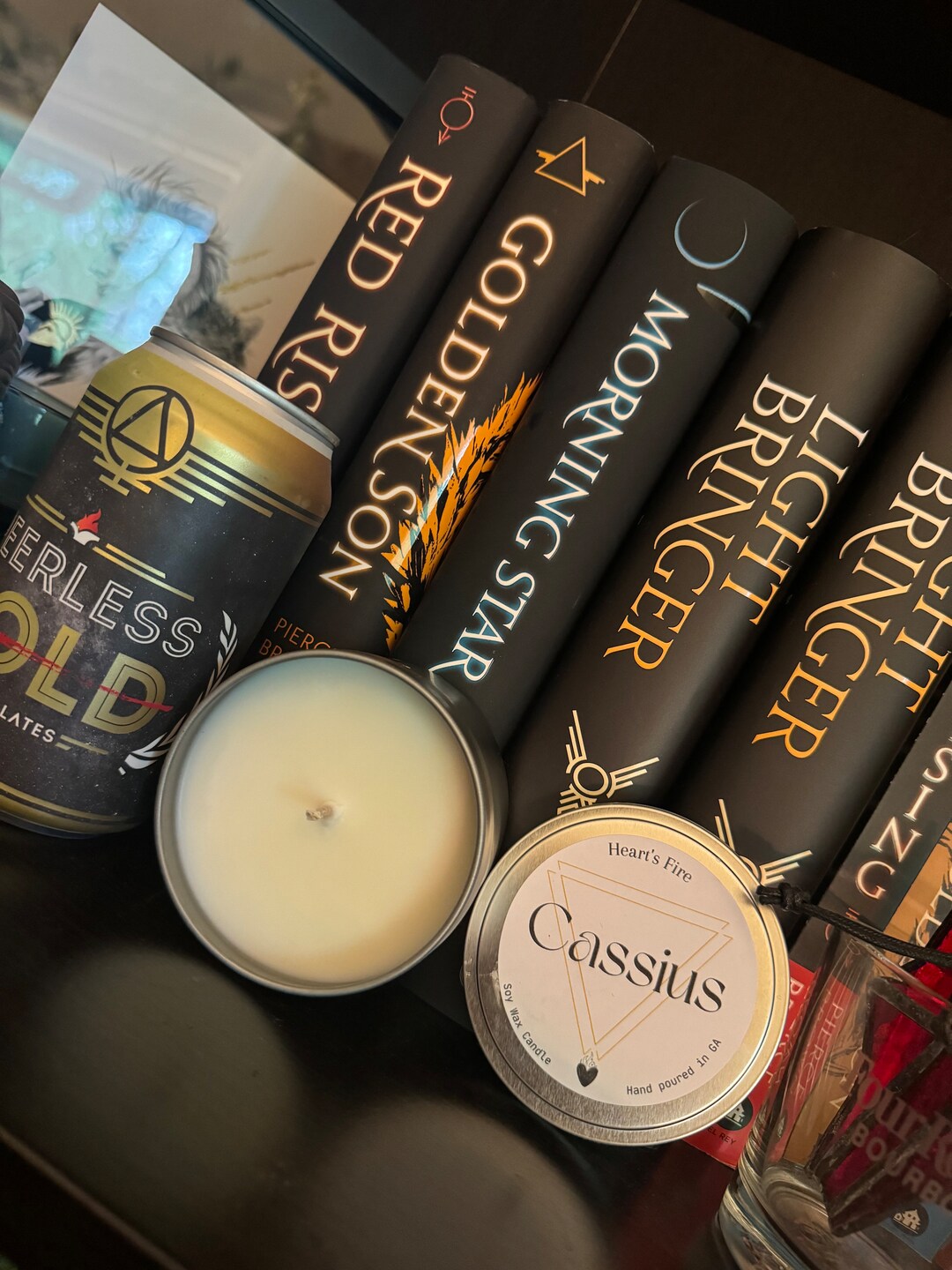 Cassius Red Rising Inspired Candle - Etsy