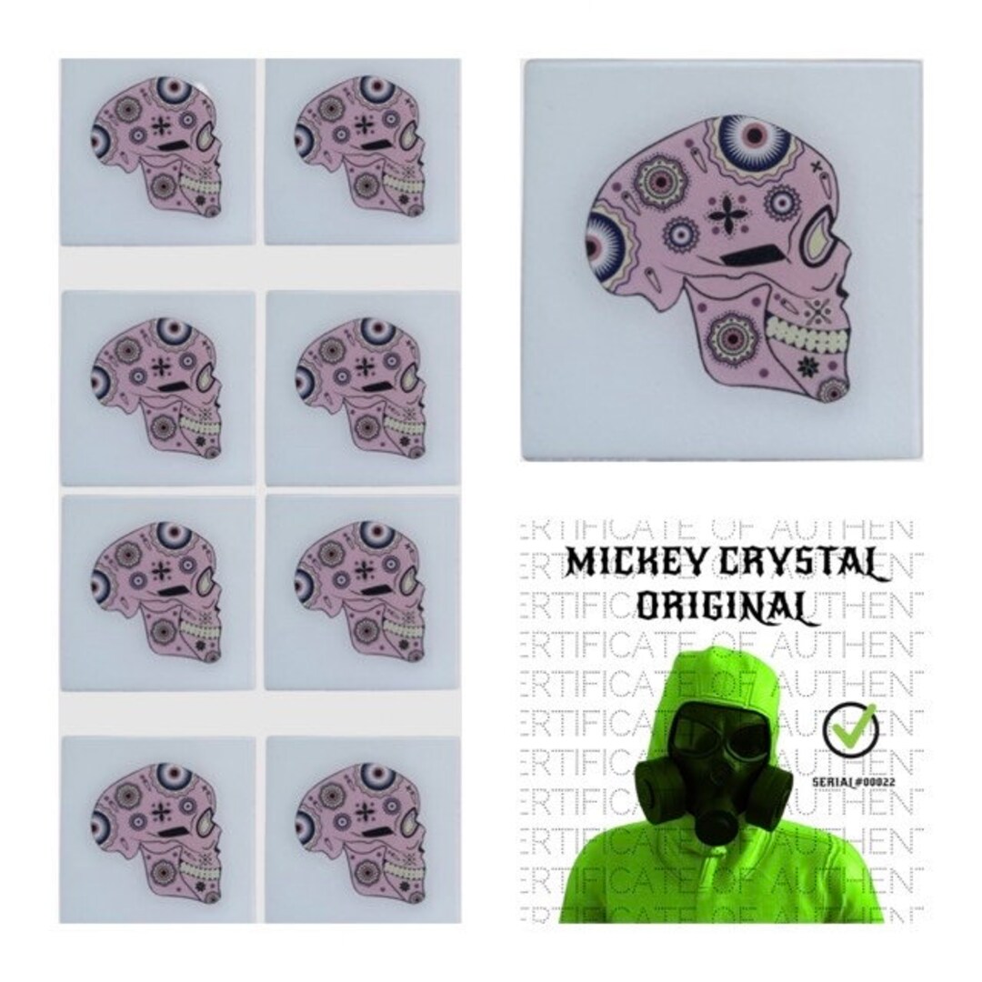 Epoxy Skull Art Resin / Backsplash Ceramic Tiles / 6”x 6” Tiles / 4x ...