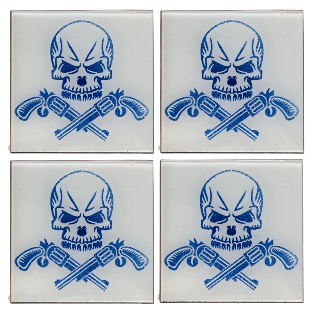 Handmade Wall Tiles / Backsplash Ceramic Tiles / 6”x 6” Tiles / 4x per ...