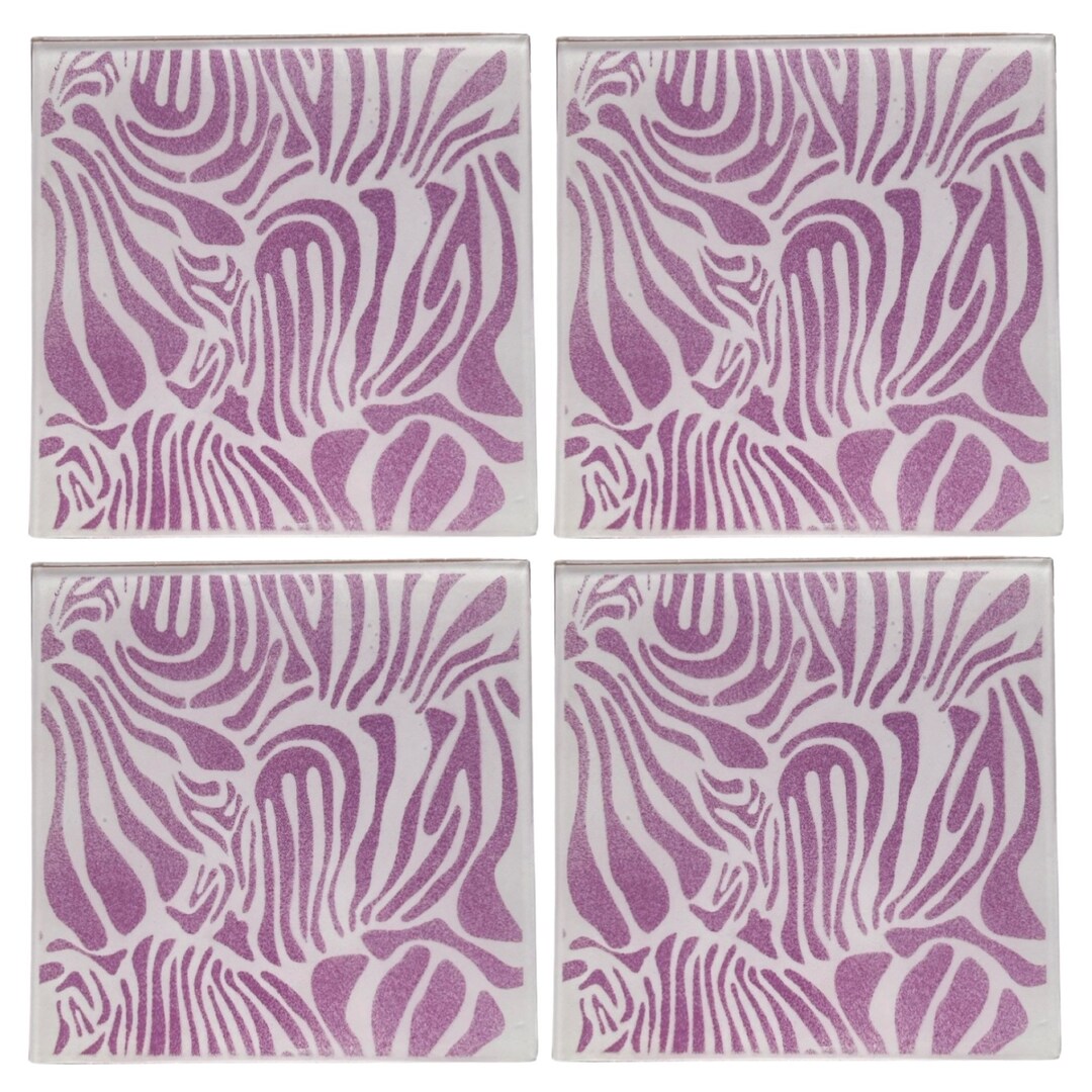 Backsplash Ceramic Tiles Zebra Animal Painted 3D Art / 6”x 6” Tiles ...
