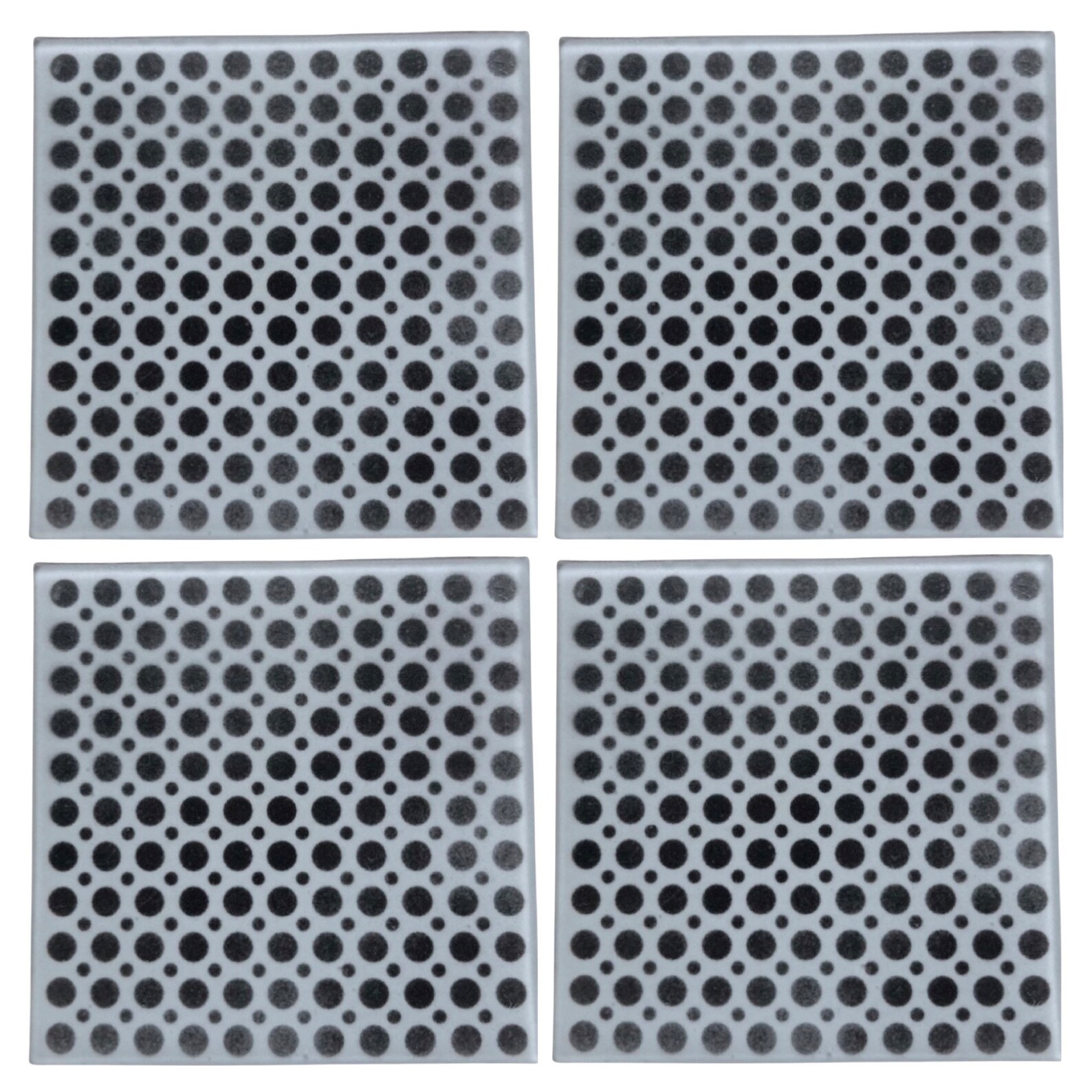 Dotted Design Epoxy Resin Crafted Wall Murals Mosaics / 6”x 6” Tiles ...