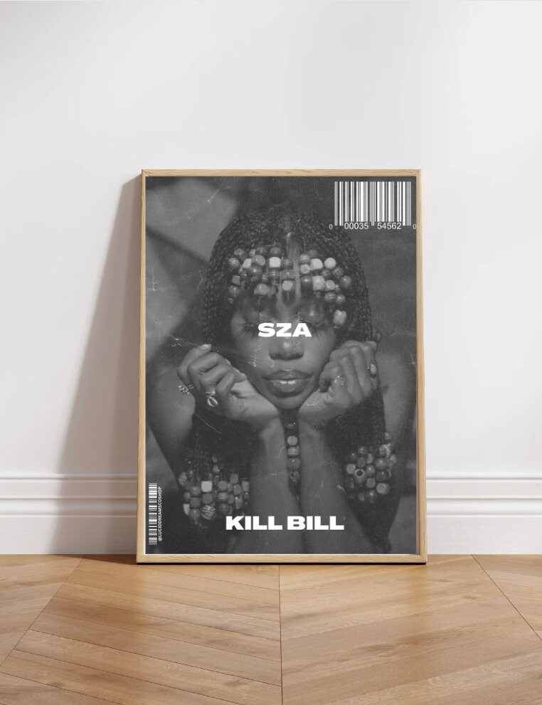 Sza Rap Album Cover Poster Duo, Minimalist Hip-hop Music Poster, Album ...