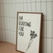 Minimalist Wall Art "i'm Rooting for You" Cool Retro Typography, a Must ...
