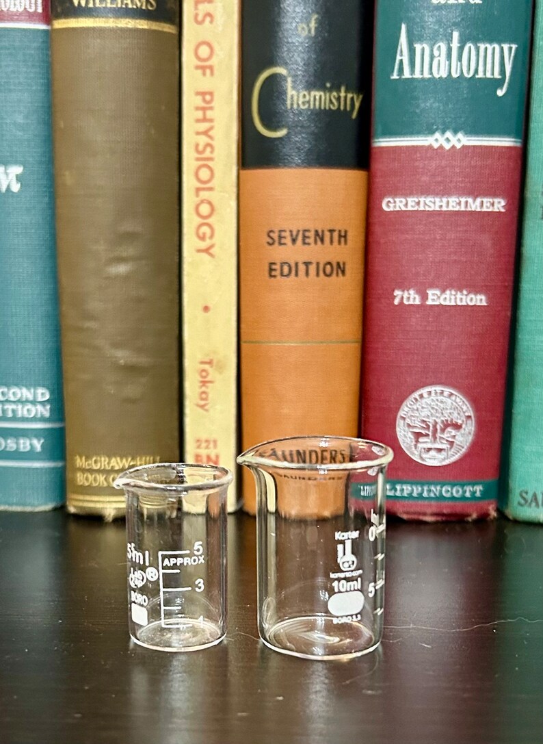 Tiny Science: Tiny Beaker Set 5 and 10 Ml - Etsy