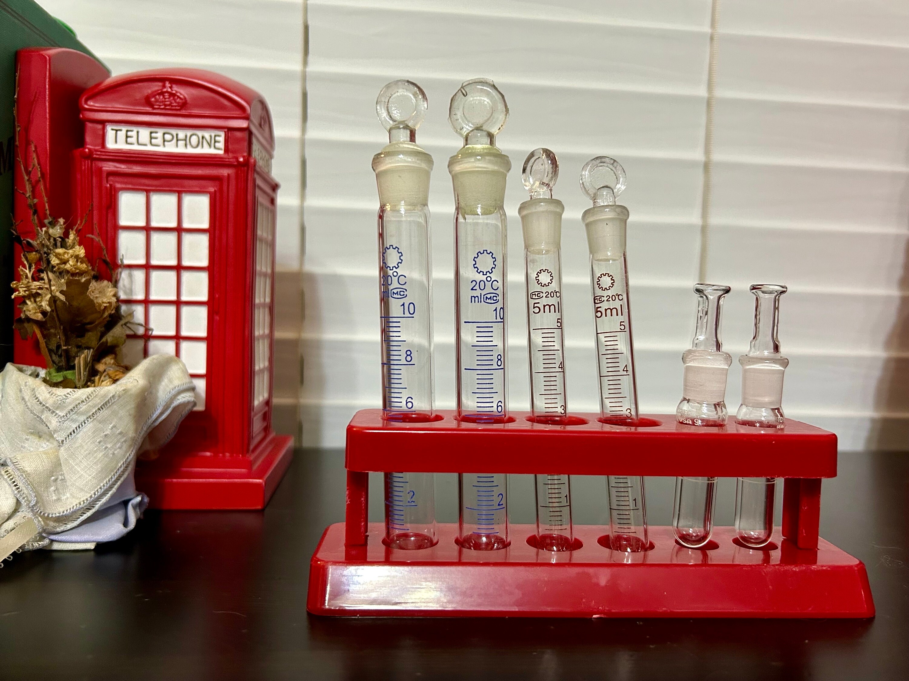 Tiny Science Set: Clear Glass Test Tubes With Ground Stopper Set - Etsy