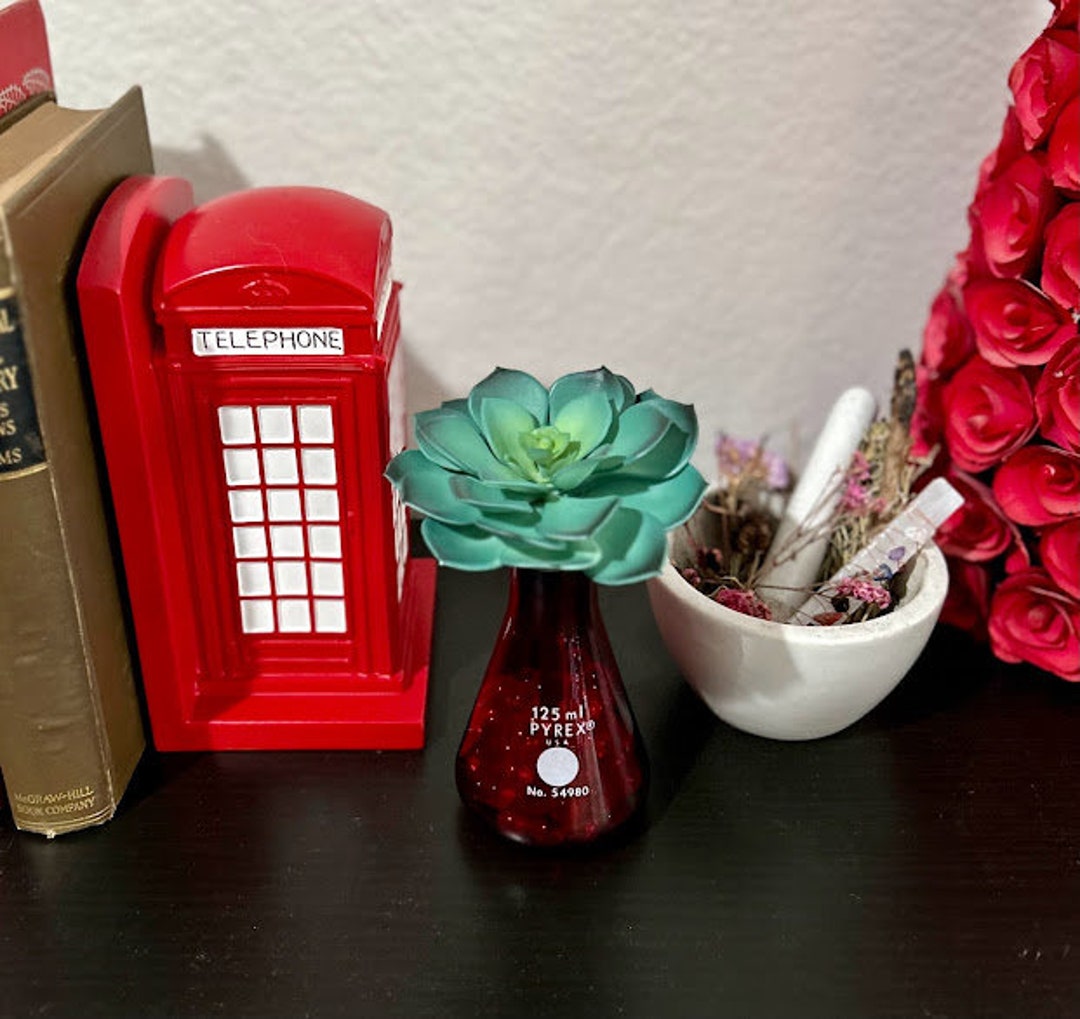 250ml Ruby Red Alchemy Vase - Etsy