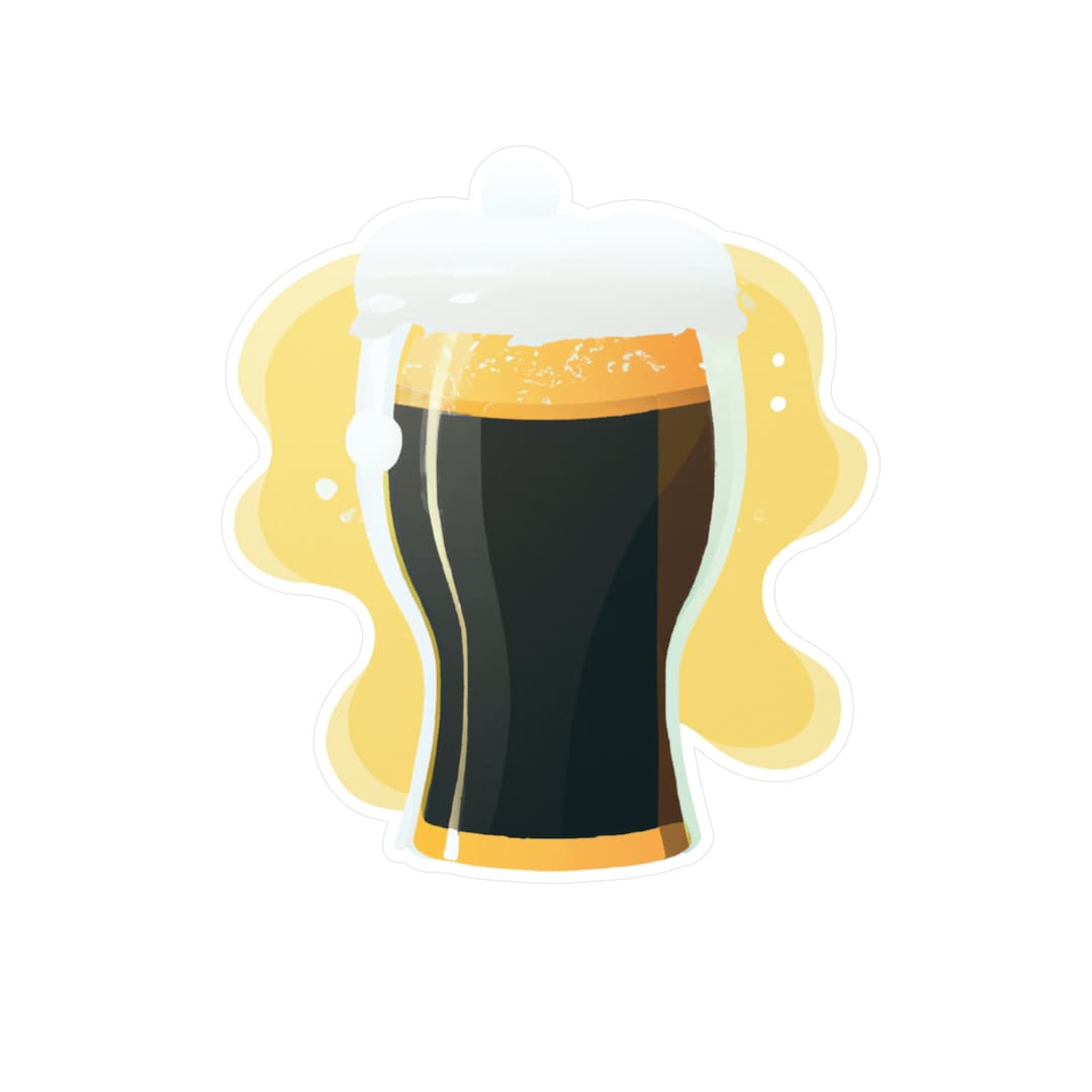 GUINNESS STOUT, Funny Sticker, St. Patrick's Day, Paddys Day, Craft ...
