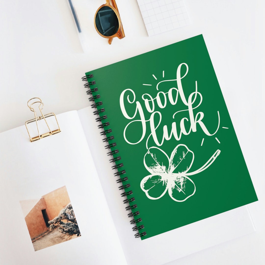 Good Luck Spiral Notebook, Irish Dance Gift, Irish Dance, Irish Dancing ...
