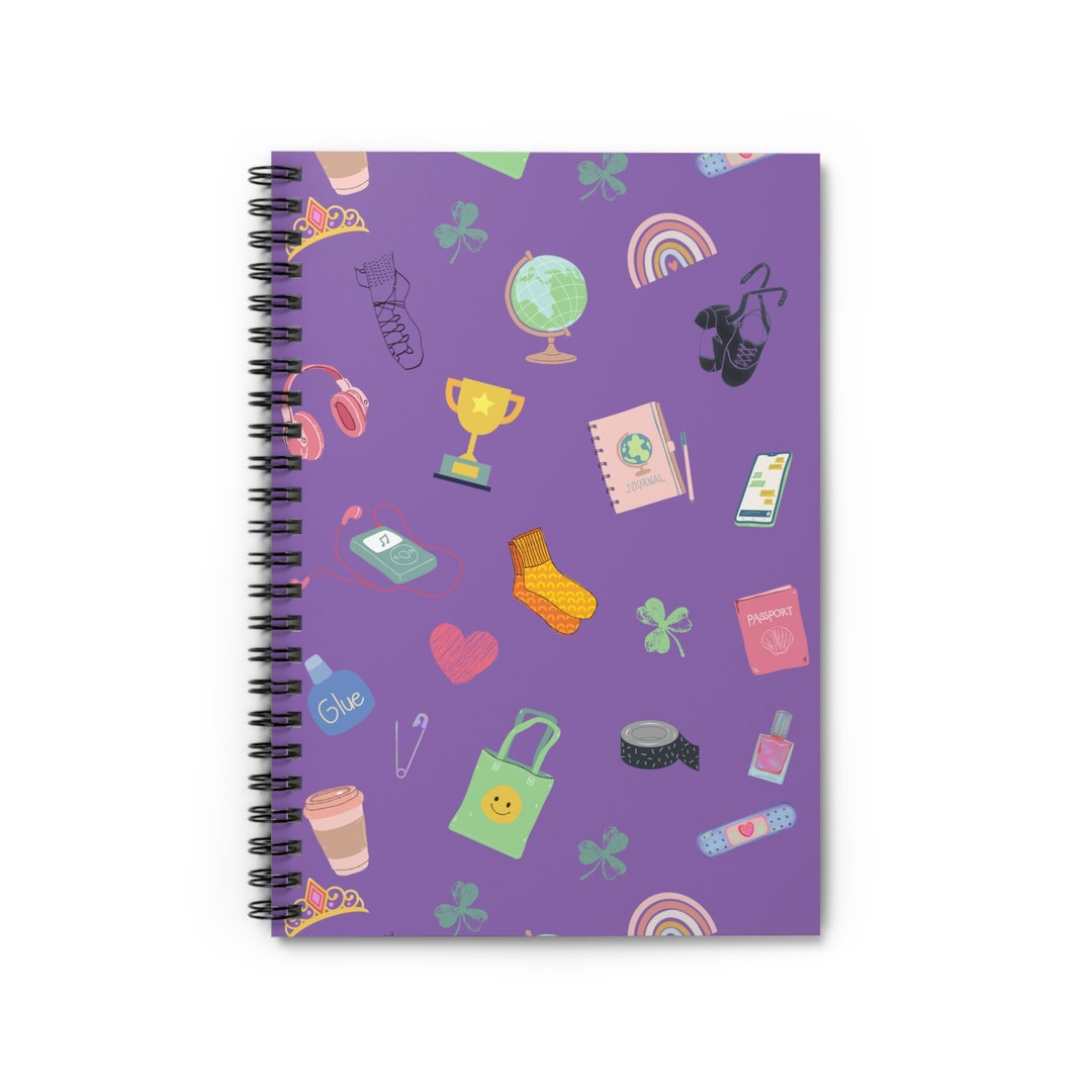 Light Purple Irish Dance Essentials Spiral Notebook Ruled Line, Irish ...