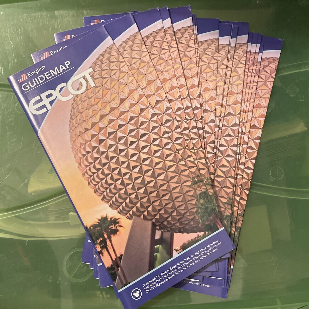 Walt Disney World Epcot Spaceship Earth 071320 Maps for - Etsy