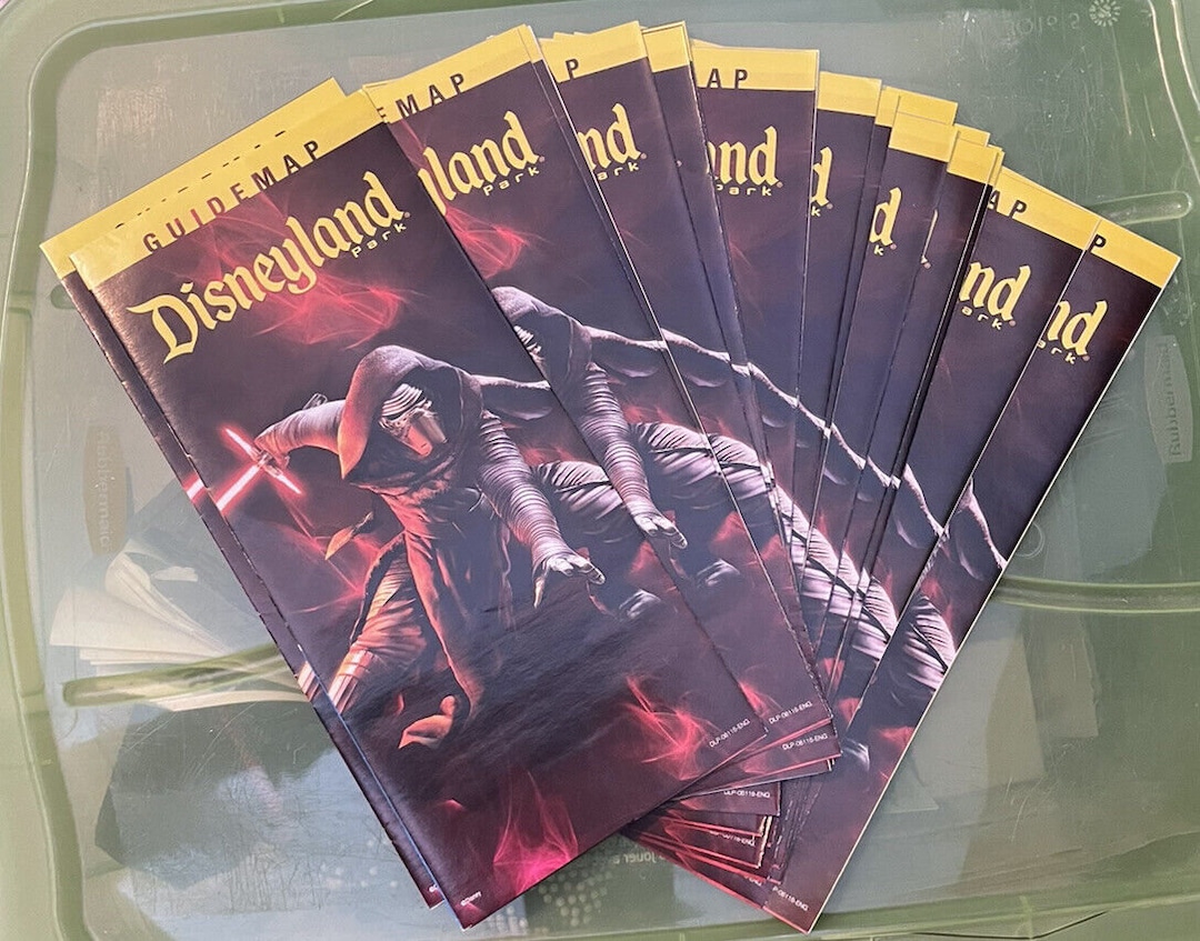 Disneyland Star Wars Kylo Ren Maps for Crafting DLP06116 20 Maps - Etsy
