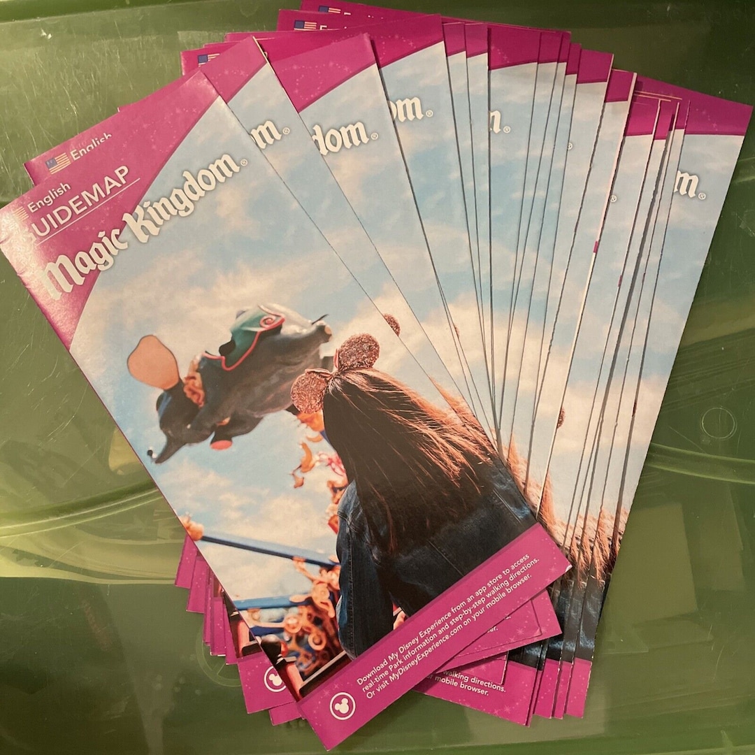 Walt Disney World Magic Kingdom Dumbo 070720 Maps for Crafting - Etsy