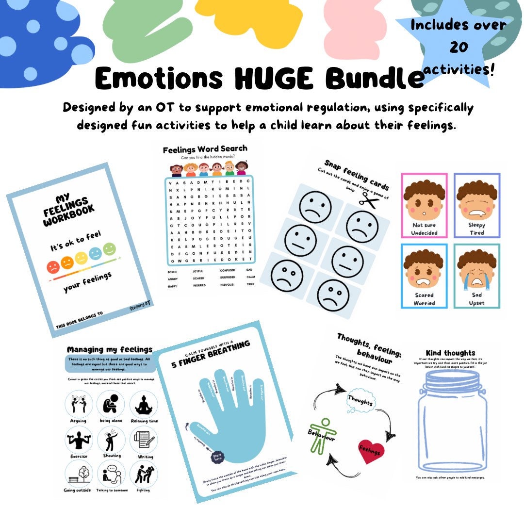 Emotional Processing Worksheets Mental Health Emotions Posters and ...