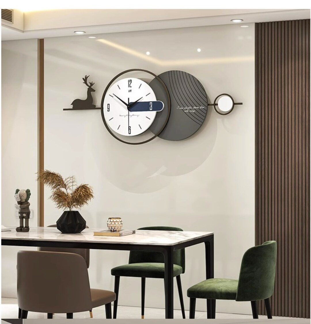 Modern Large Wall Clock Wall Hanging Decorative Clocks for Office ...