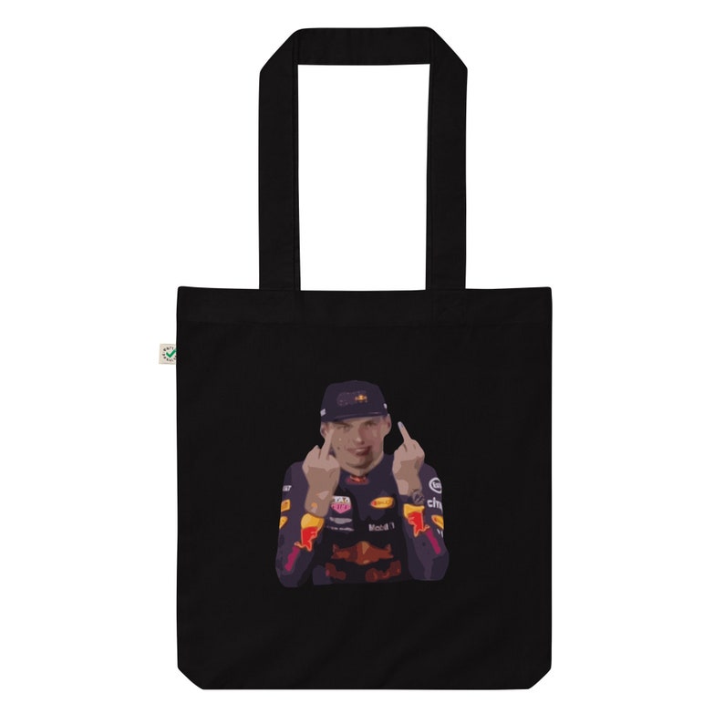 Max Verstappen Middle Finger Tote Bag - Etsy