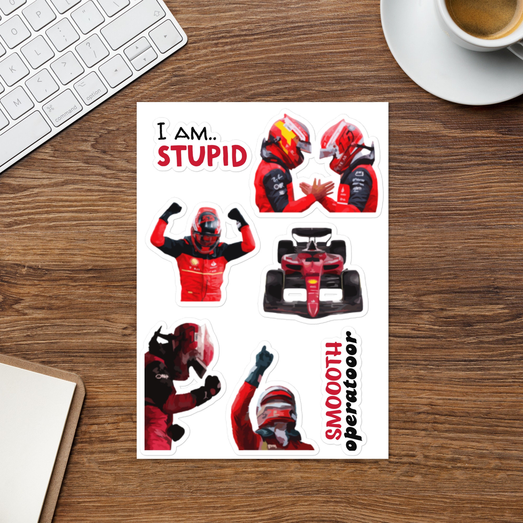 Ferrari Formula 1 Sticker Pack - Etsy
