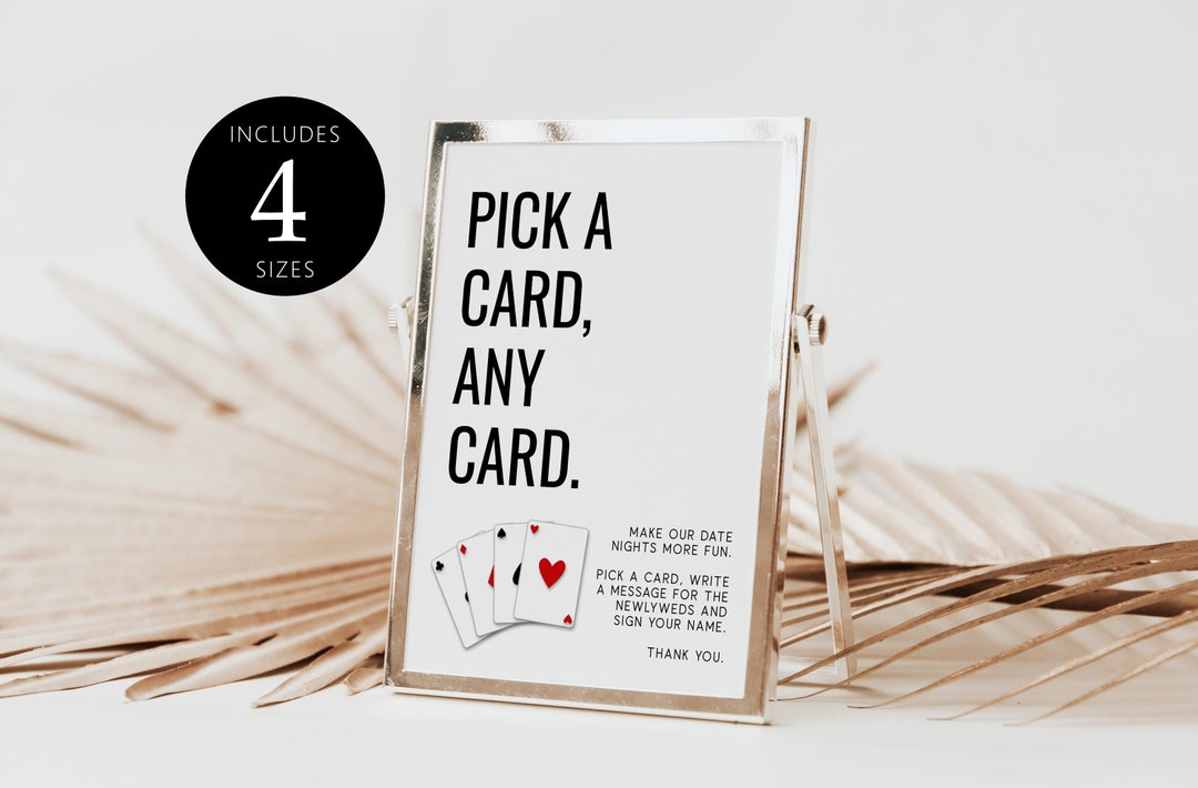 Playing Cards Guest Book, Please Sign Our Guest Book, Wedding Sign ...