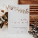 Red Floral Wedding Invitation Template 5x7, Rustic Wedding Invite ...