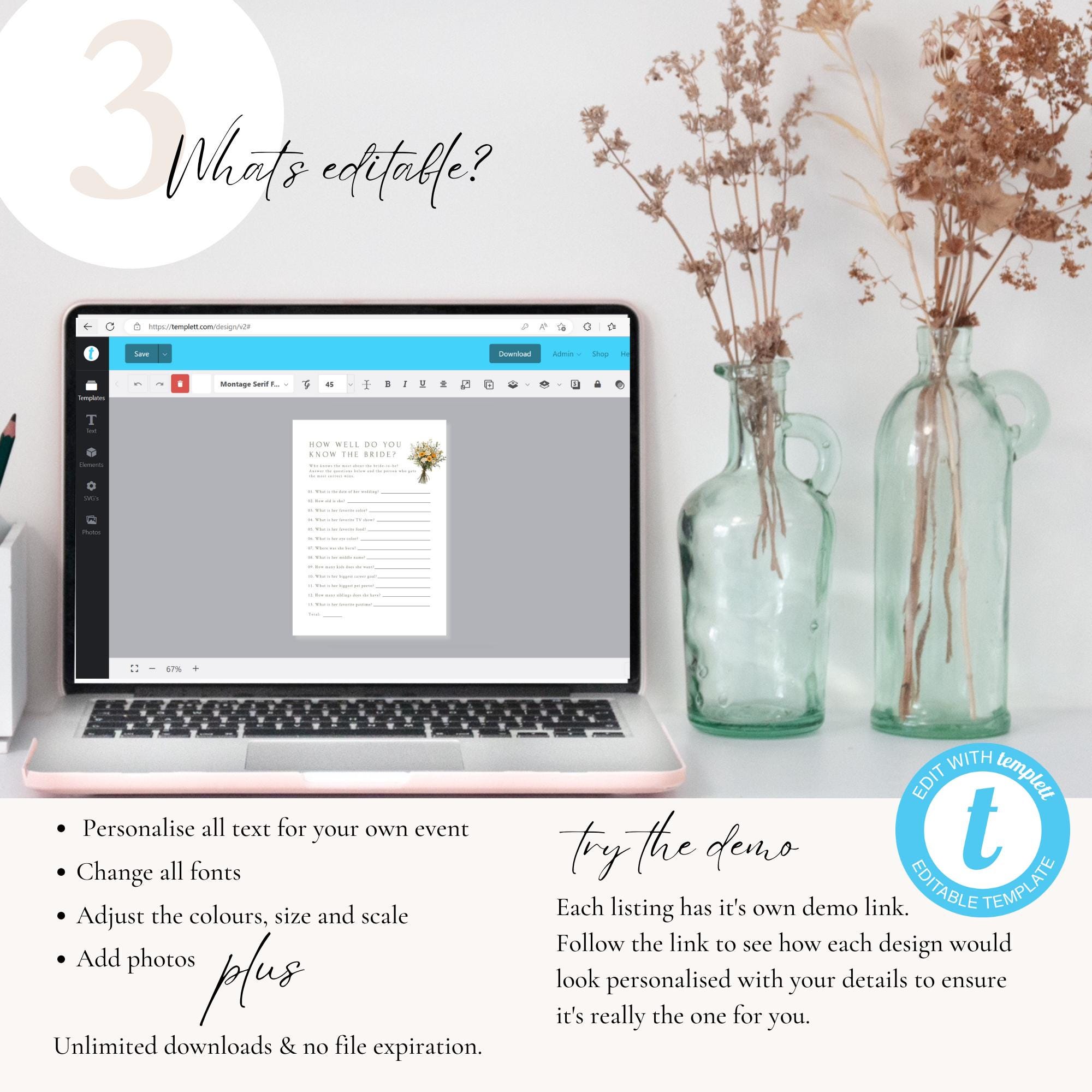 How Well Do You Know the Bride? off the Market Bridal Shower, Farmer's ...