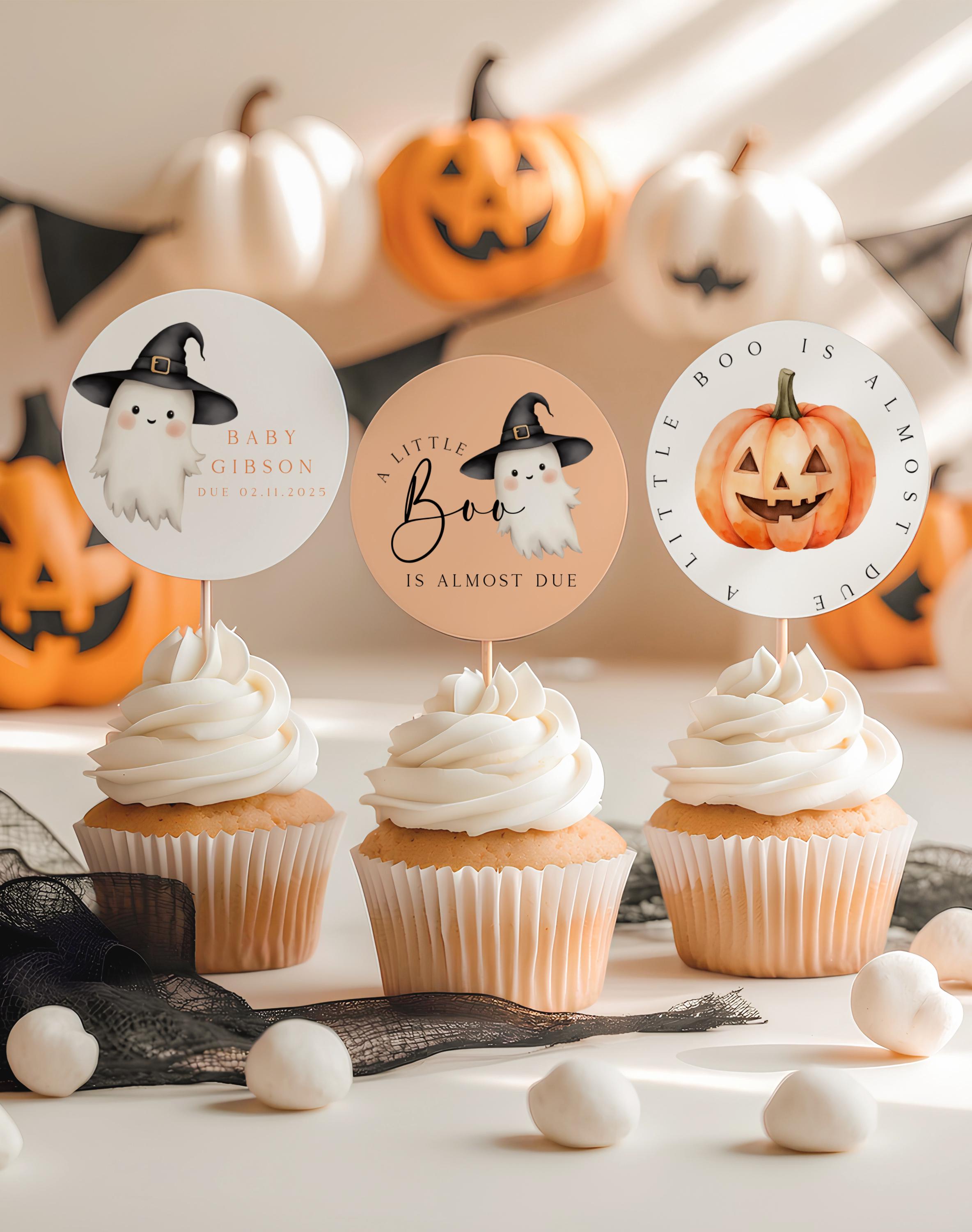 Fairies Cake Toppers Cheerland Halloween Gothic Rose Skull Cupcake ...