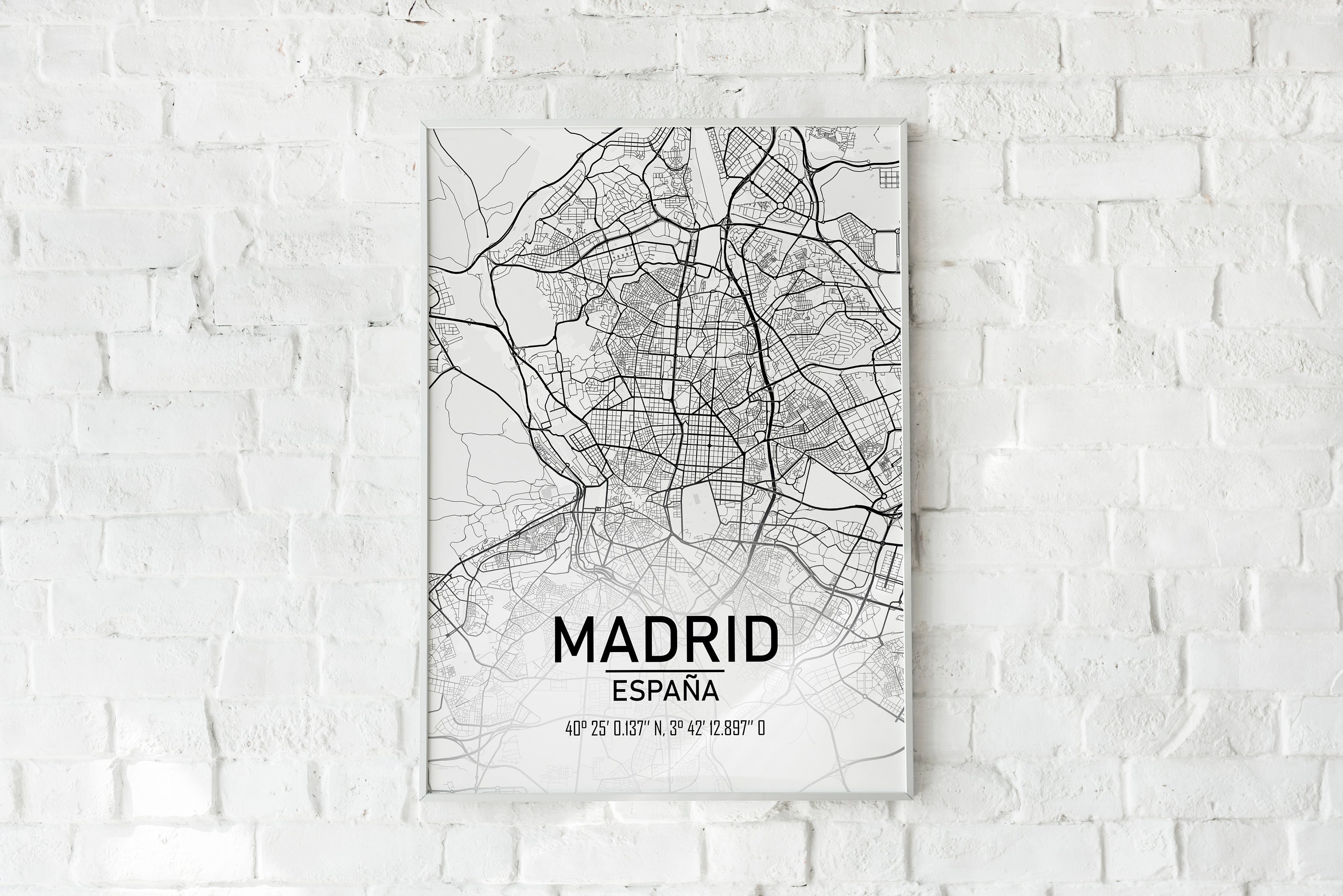 Spain Cities Maps DIGITAL - Etsy