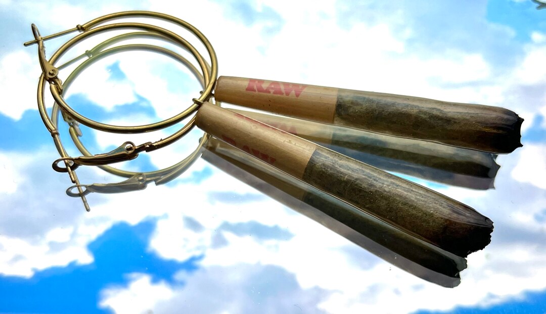 Hoop Joint Earrings With Raw Joints! - Etsy