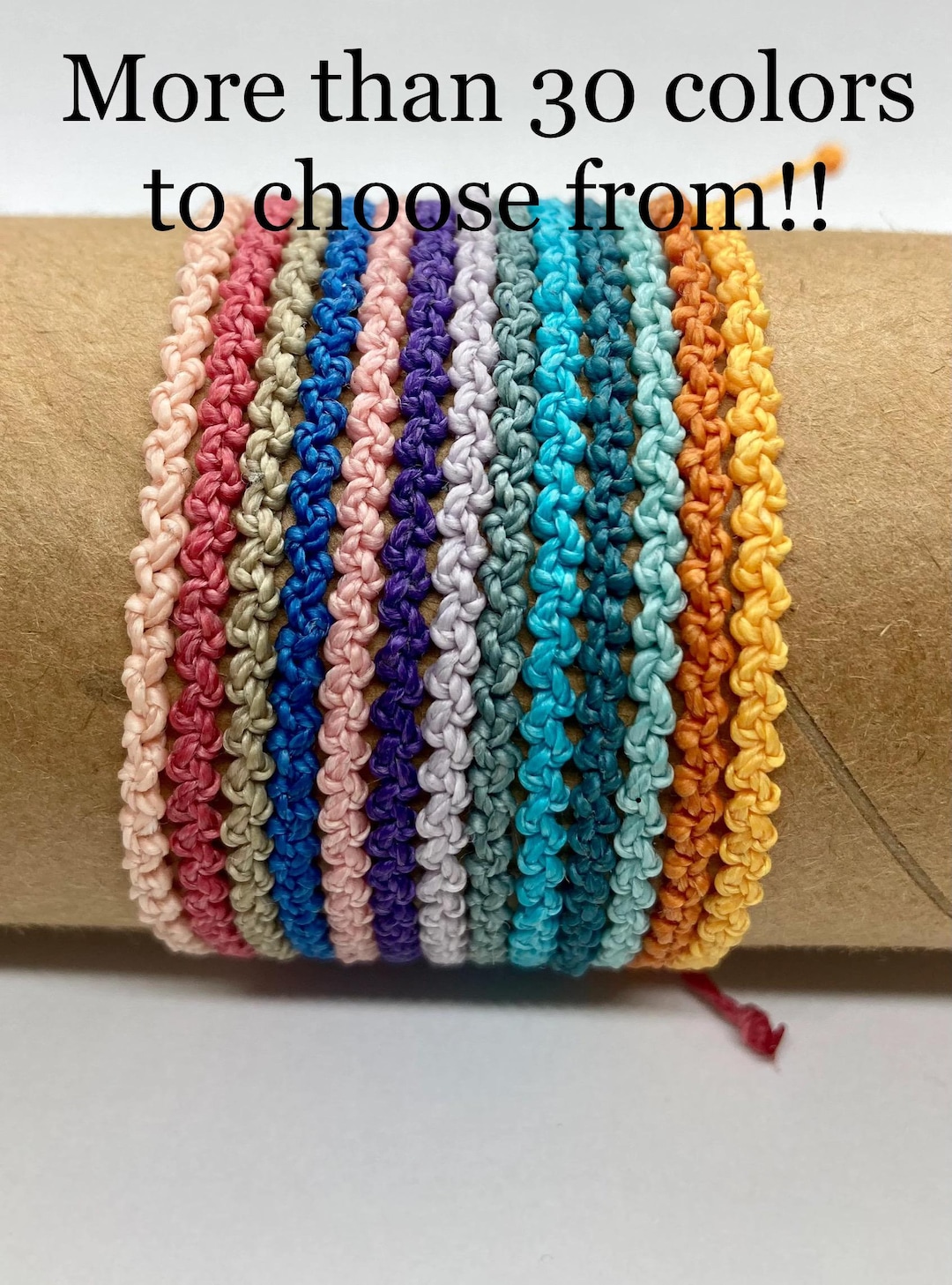 10 Friendship Bracelet, Minimalist Woven Choker, Wholesale Party Gift ...