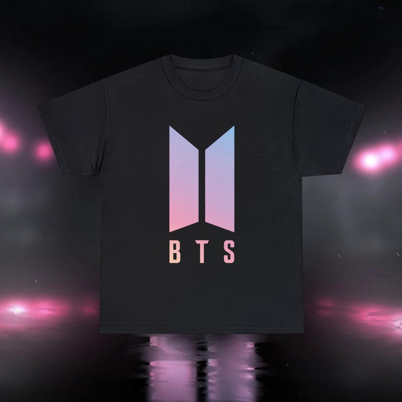 BTS Unisex T-shirt, BTS Merchandising, BTS Logo Tshirt, Army Gift, Kpop ...