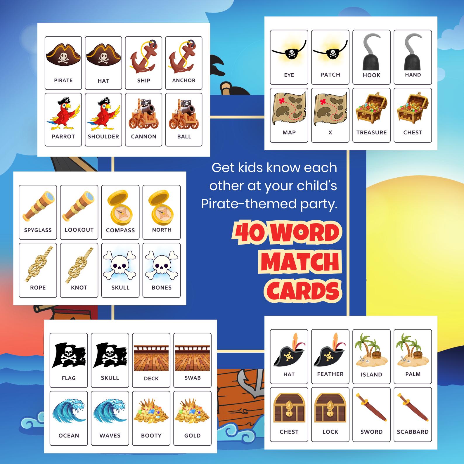 Pirate Party Games: Printable Activities Pack (PDF Download) - Etsy
