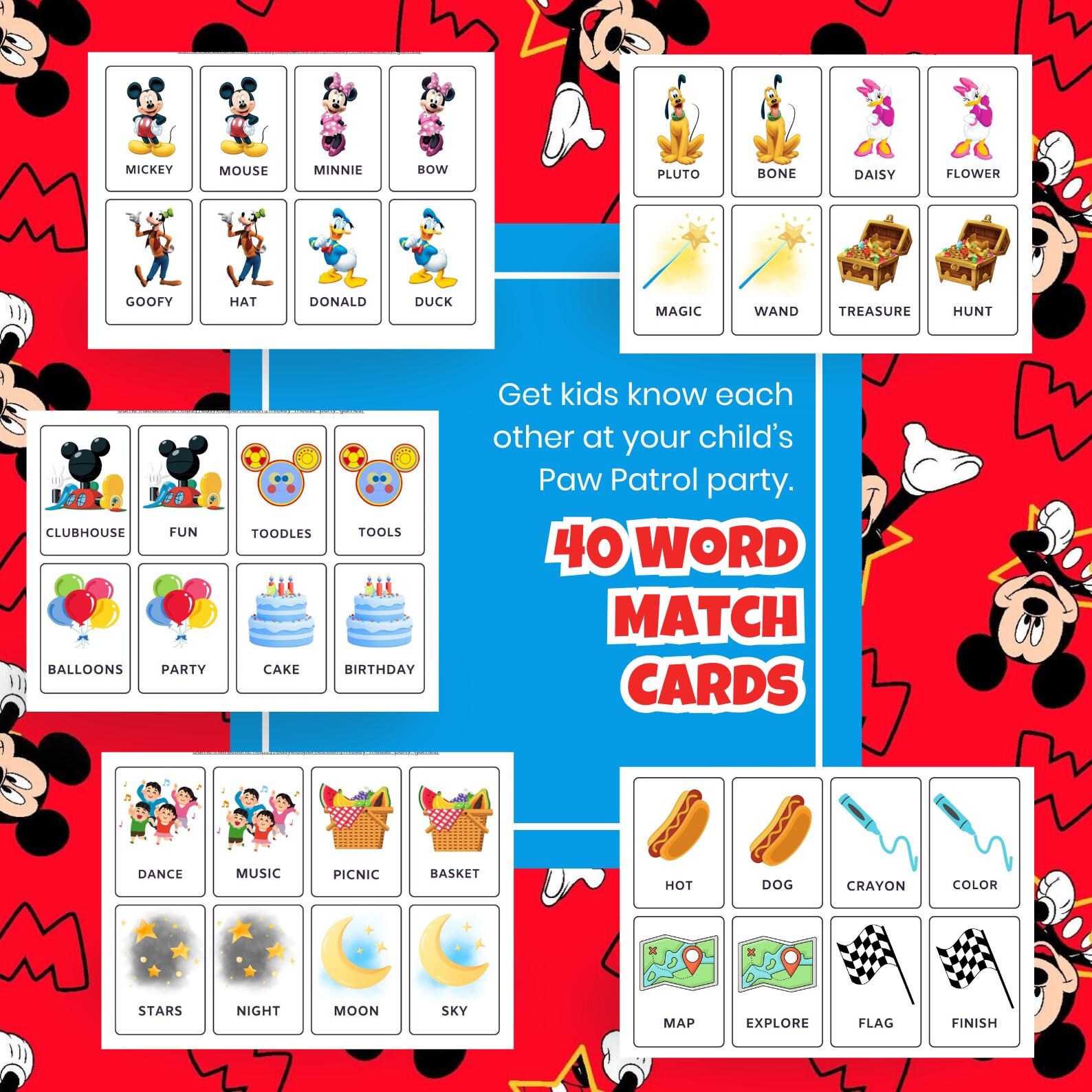 Mickey Mouse Clubhouse Party Activity Pack: Games, Coloring Pages (PDF ...