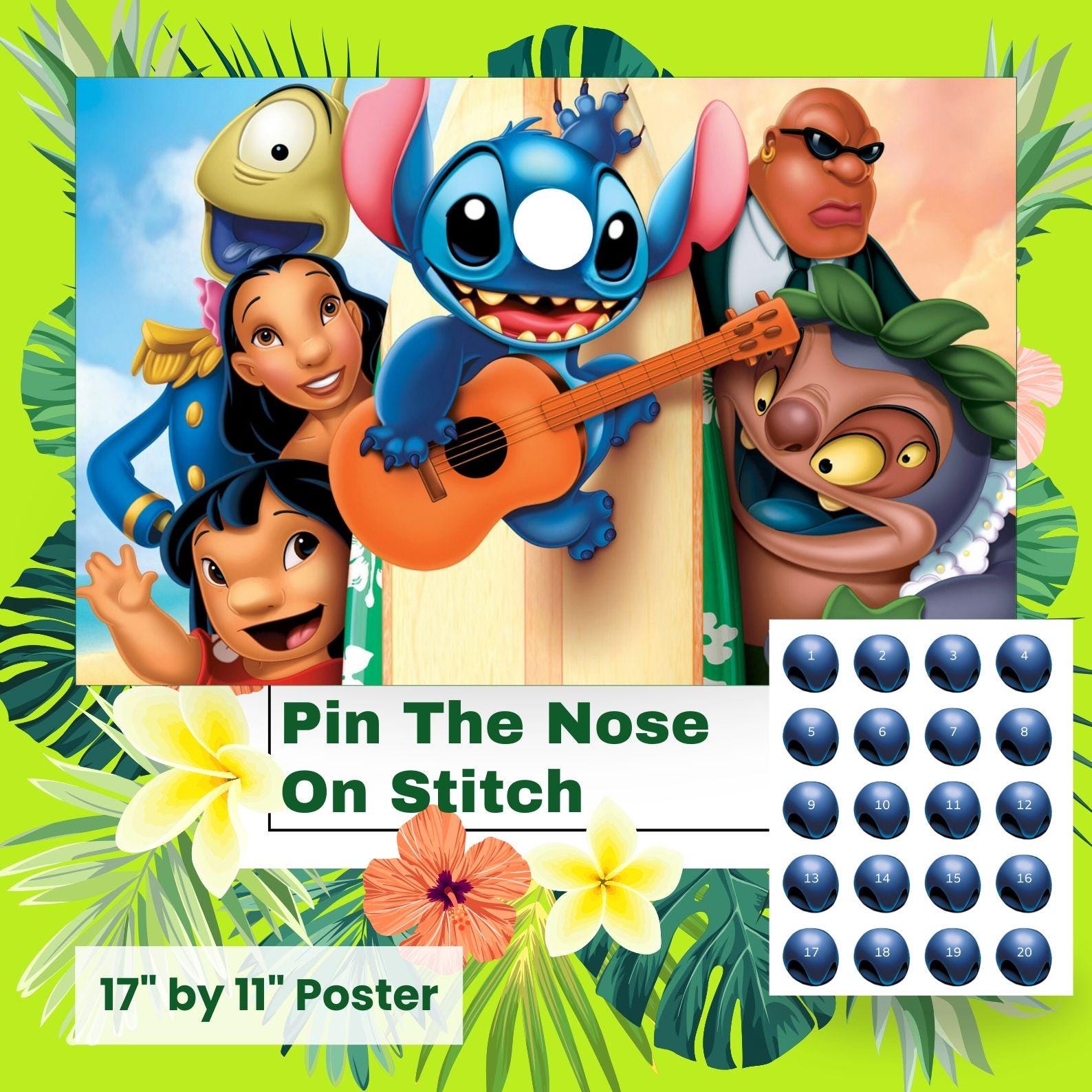 Lilo & Stitch Party Activity Pack: Coloring, Mazes, Charades (instant ...