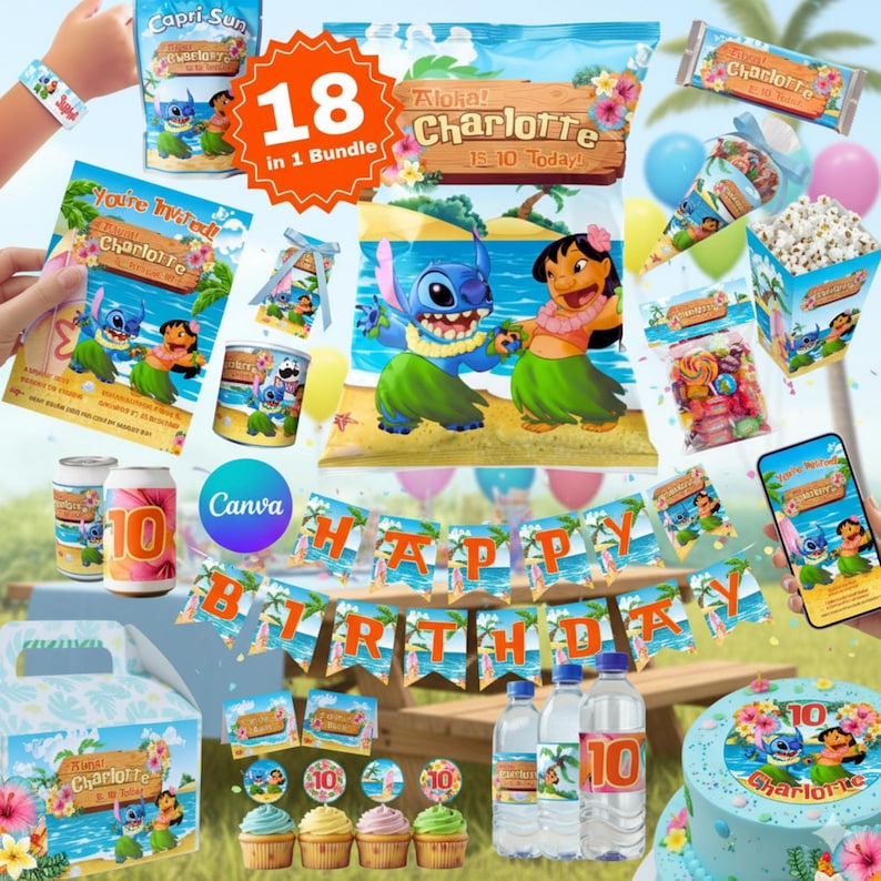 Lilo & Stitch Scavenger Hunt | Printable Birthday Party Game (digital ...