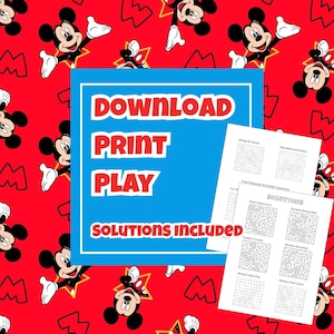 Mickey Mouse Clubhouse Party Activity Pack | Coloring Pages | Word ...